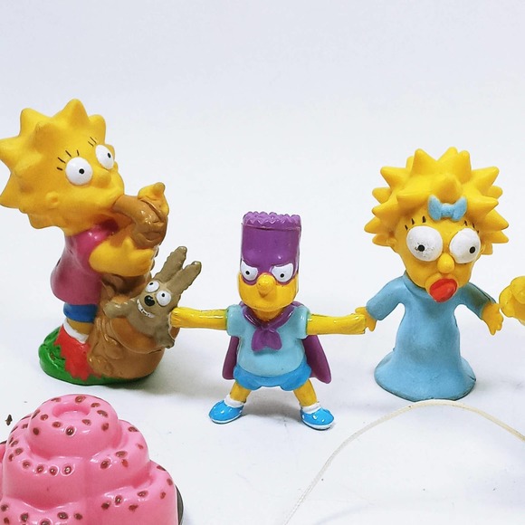 Simpson | Toys | Vintage Simpsons Toys Homer Bart Lisa Pvc Figures Set ...